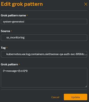 Editing Grok Patterns SixthSense User Docs