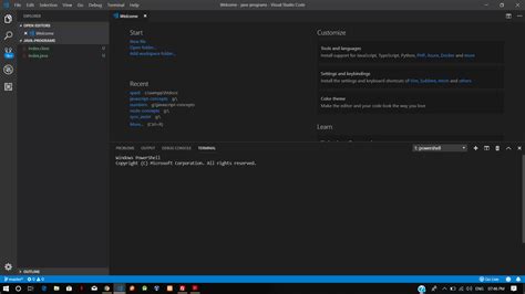 Inbuilt Terminal Doesn T Show Directory Name At Startup Issue Microsoft Vscode GitHub