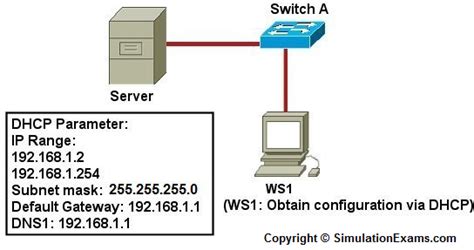 Sim Ex Lab Simulator For Network Telnet To A DHCP Server Given DHCP Server IP Address And