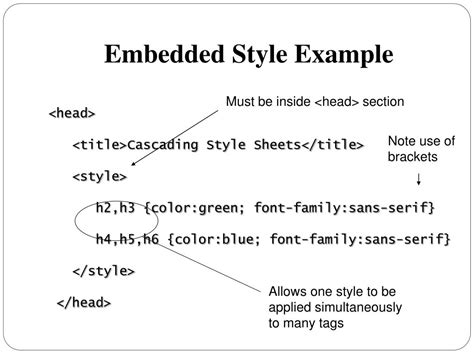 Ppt Cascading Style Sheets Powerpoint Presentation Free Download Id