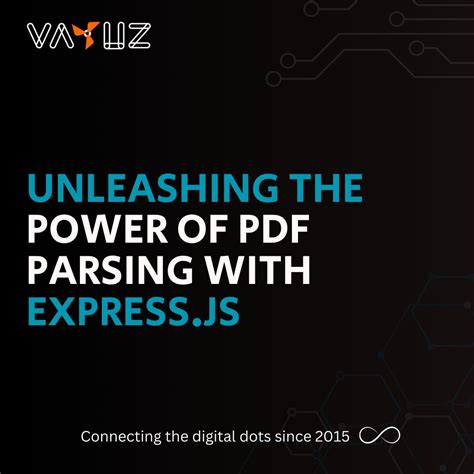learn pdf parsing with express js vayuz technologies posted on the