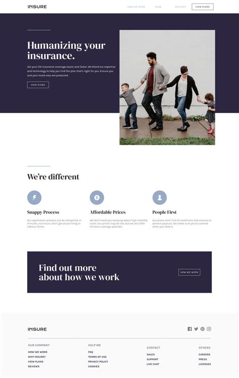 Frontend Mentor Insure Landing Page With Css Grid And Flexbox Coding