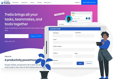 trello form builder by growform
