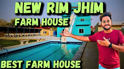 New Rim Jhim Farm House 🏡 Best Swimming Pool 🏊 Youtubeshorts