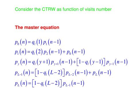 Ppt Weak Ergodicity Breaking In Continuous Time Random Walk Powerpoint Presentation Id 5674779