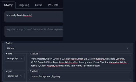 An Easy Way To Test Your New Model And The Artists Names Before Using Them Use The Xy Plot