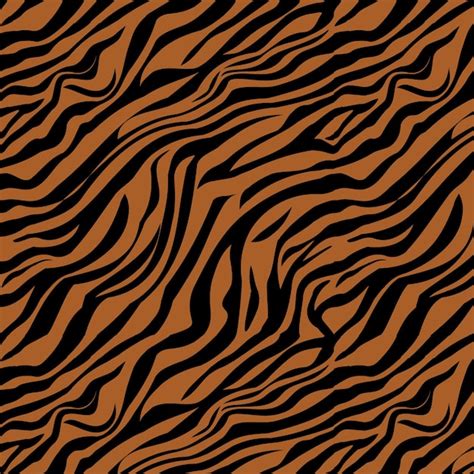 Premium Vector Earthy Zebra Stripes Brown Amp Black Seamless Vector