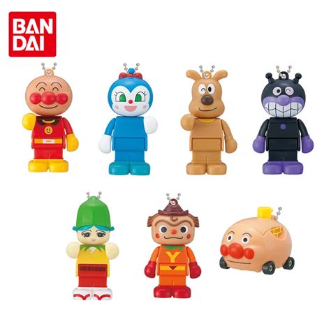 반다이 정품 가샤폰 호빵맨 베이킨맨 도킨짱 치즈 개 애니메이션 액션 피규어 수집 모델 가챠 장난감 어린이 선물null Aliexpress