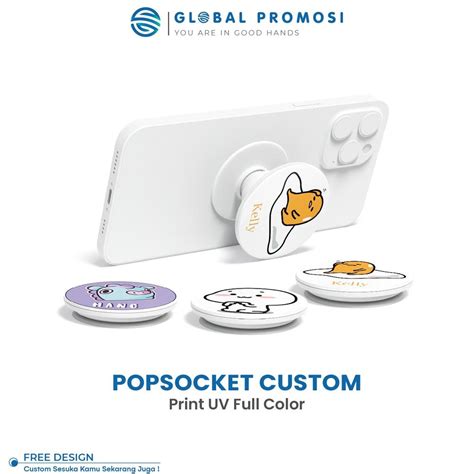 jual pop socket custom print uv popsocket satuan bs kpop bt21 bts