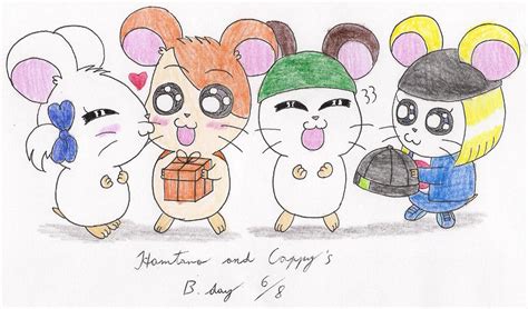 Hamtaro X Cappys B Day By Macaustar On Deviantart