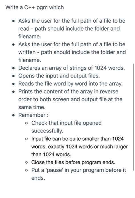 Solved Write A C Pgm Which • Asks The User For The Full