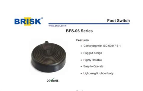 Foot Switch Bfs 06 Light Duty Foot Switch For Industrial Manual At