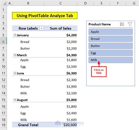 How To Insert A Slicer In Excel 3 Methods ExcelDemy