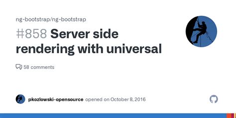 Server Side Rendering With Universal · Issue 858 · Ng Bootstrapng