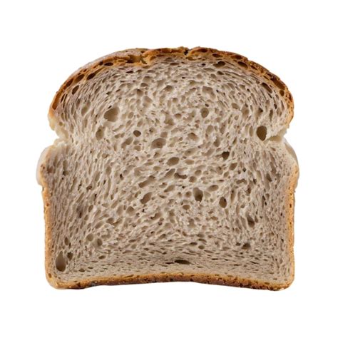 Slice Of Healthy Bread Isolated Premium Ai Generated Image