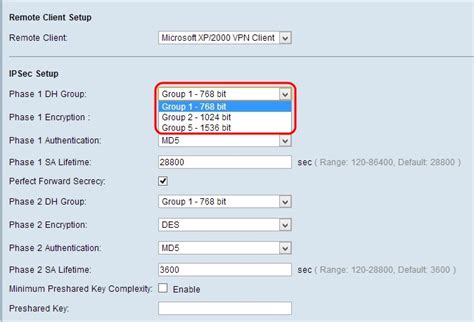 Configure Group Client To Gateway Virtual Private Network Vpn On Rv320 And Rv325 Vpn Router
