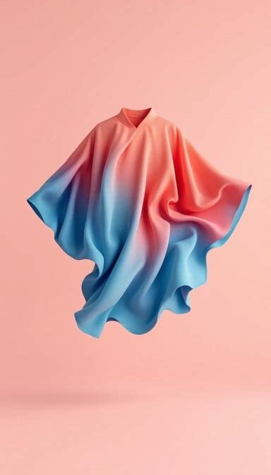 Free Floating Gradient Fabric Photo Floating Gradient Fabric
