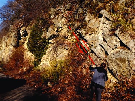 Photograph Of The Reverse Fault Plane Fp 72 58 In The Upper Download Scientific Diagram