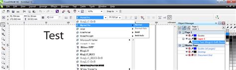 Text Fails To Appear For One Certain Font CorelDRAW X CorelDRAW Graphics Suite X