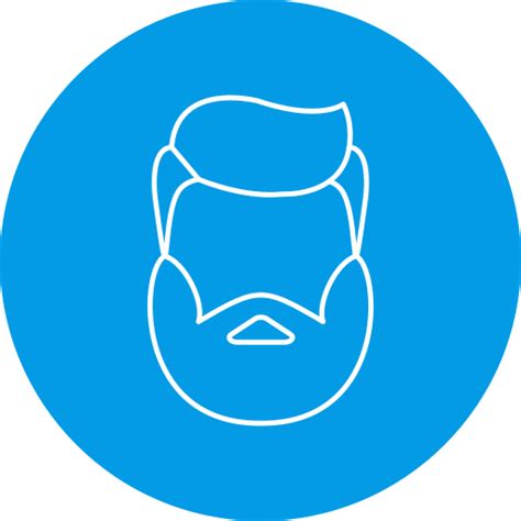 Beard Generic Circular Icon