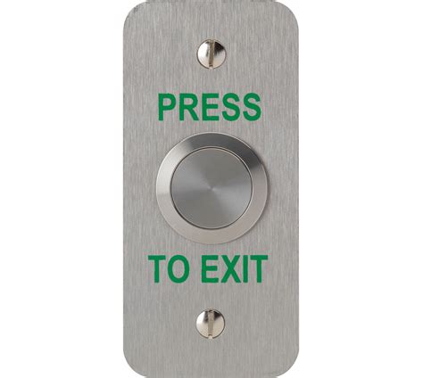 Push To Exit Vandal Resistant Button Jamb Insight Automation