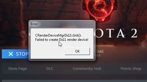 How To Fix Dota 2 Failed To Create Dx11 Render Device Error