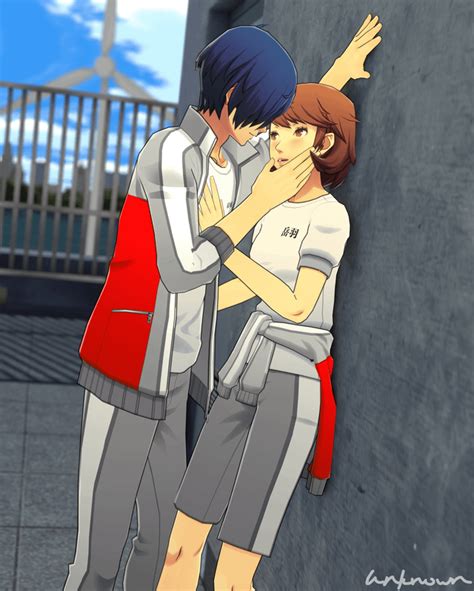 Yukari And Makoto Having A Private Moment On Sports Day By Uexart