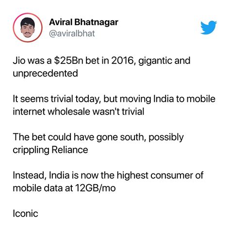 Aviral Bhatnagar On Linkedin Heres Our Piece On Reliances Pivot Into Tech Which Was 20 Years