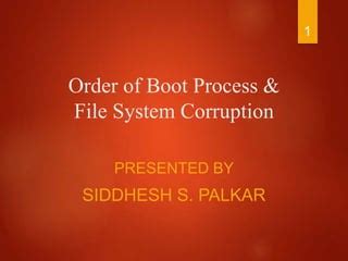 Order Of Boot Process In Linux PPTX