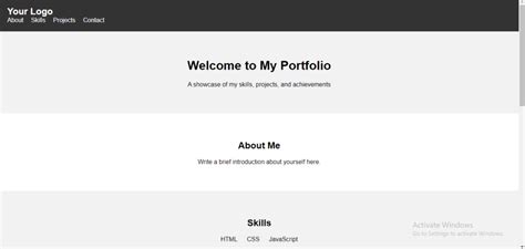 Personal Portfolio Website Using Html Css Javascript With Source Code Codewithcurious