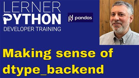Setting Dtypebackend In Pandas Without Getting Confused By The