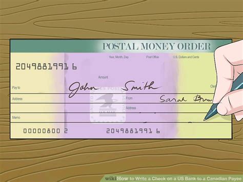 3 Ways To Write A Check On A US Bank To A Canadian Payee WikiHow