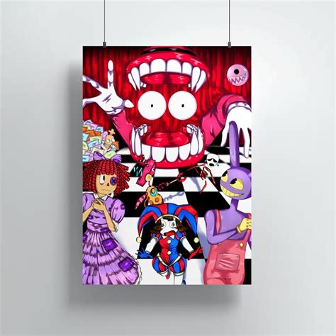 Digital Circus Fan Art Etsy