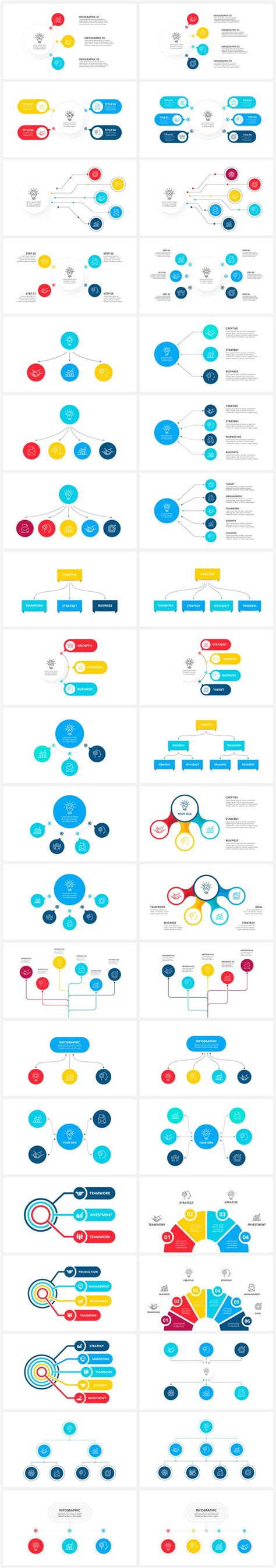 Flowcharts Animated Infographics PowerPoint Template Powerpoint Templates Powerpoint