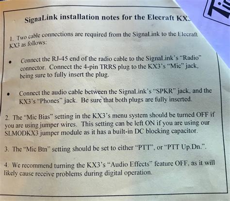 W UOA SignaLink USB Setup