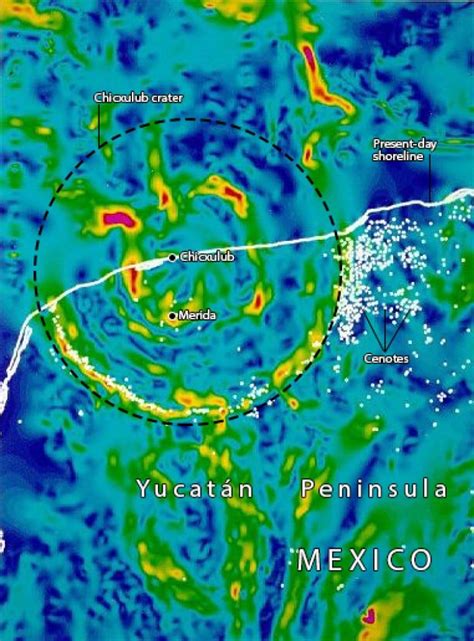 Asteroid Chicxulub Crater