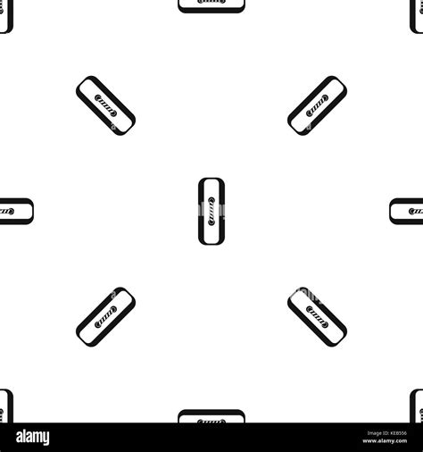 Sewn Rectangular Button Pattern Seamless Black Stock Vector Image Art Alamy