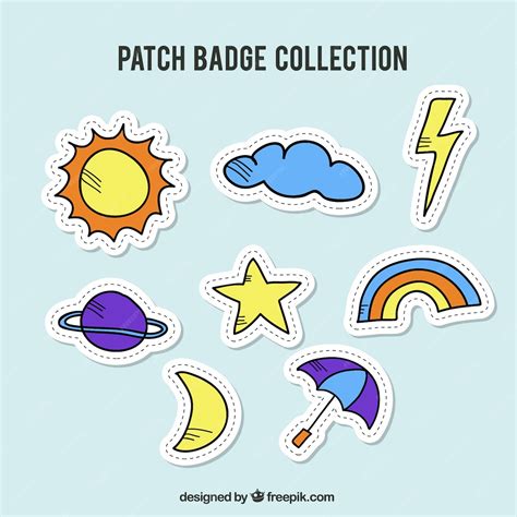 Free Vector Weather Badges Collection