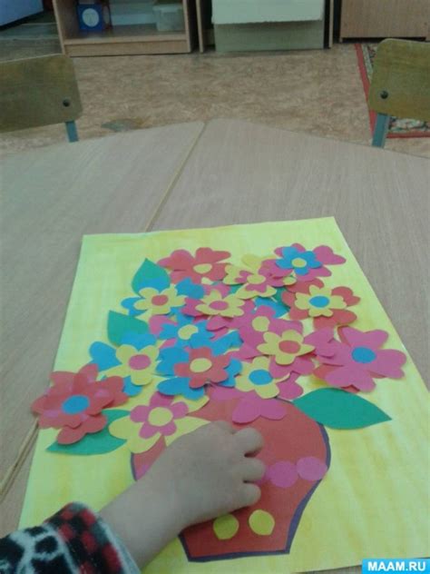 Коллективная аппликация «Волшебный букет для Лета для младшего возраста 5 фото Воспитателям