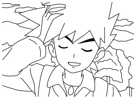 20 Gary Oak Pokemon Coloring Pages Free Printable Pdf And Online Coloring