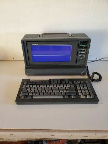 Vintage Sharp Pc 7221 Luggable Computer 3938404901