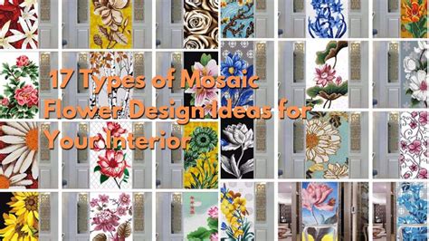 Flowers Mosaic Patterns Designs Kasia Polkowska Art Mosaic Flower