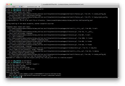 Fail Gracefully On Deploy Outside Of Project Folder · Issue 1083 · Awschalice · Github