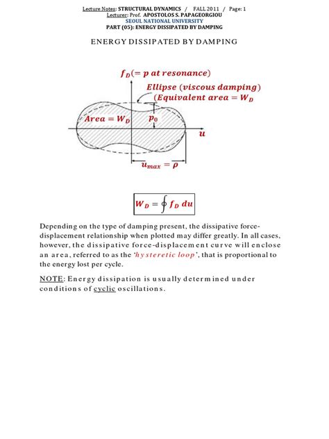 05 Damping Pdf Damping Resonance