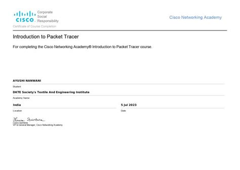 Ayushi Nanwani On Linkedin Networking Cisco