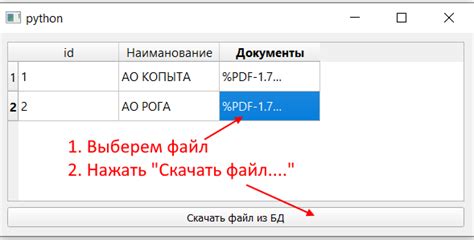 Python Qsqltablemodel выгрузить файл Blob из базы данных в Pdf Stack Overflow на русском