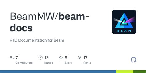 GitHub BeamMW Beam Docs RTD Documentation For Beam