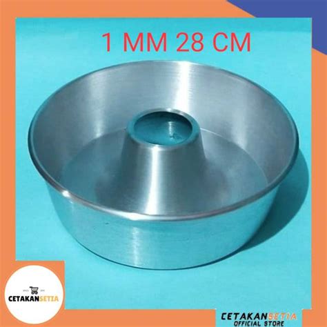 Jual Tebel 1 Mm Loyang Tulban 28 Cm Cetakan Kue Pulde Press Shopee