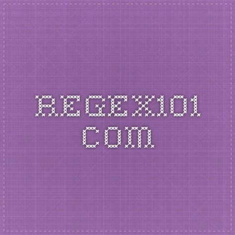Regex101 Online Regex Editor And Debugger Regular Expression Syntax Linux