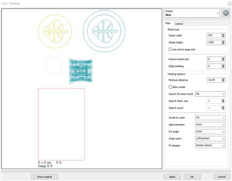 Ecut For Coreldraw Nesting